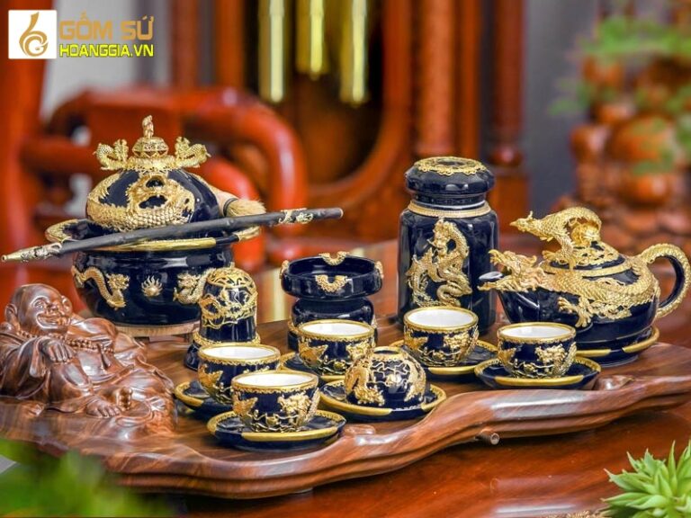 Tổng hợp danh sách bộ ấm chén Bát Tràng đắt nhất hiện nay | Gốm sứ ...